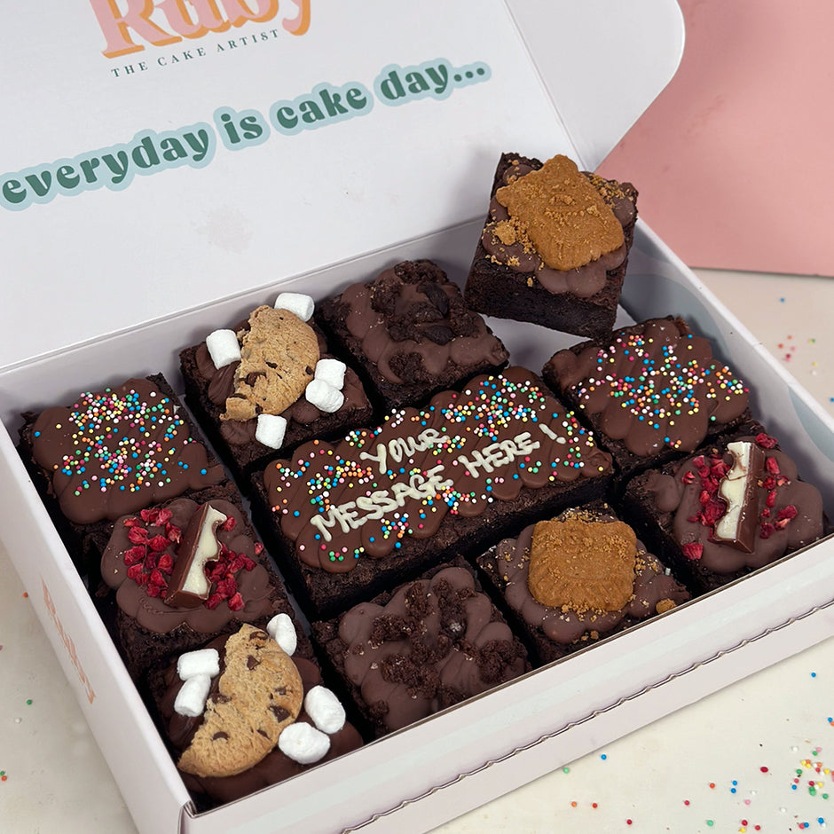 Personalised Brownie Slabs – rubythecakeartist