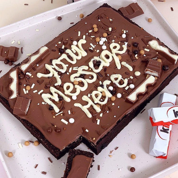 Personalised Chocolate Overload Slab – rubythecakeartist